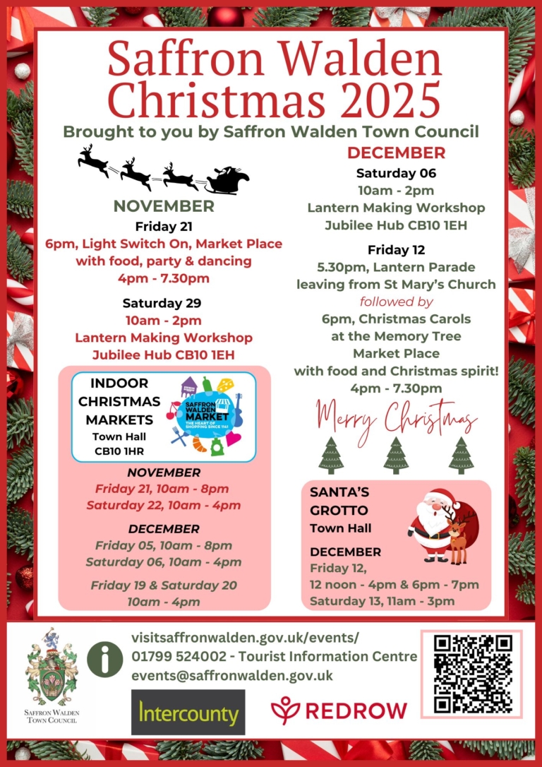Saffron Walden Christmas 2025 - Saffron Walden Town Council